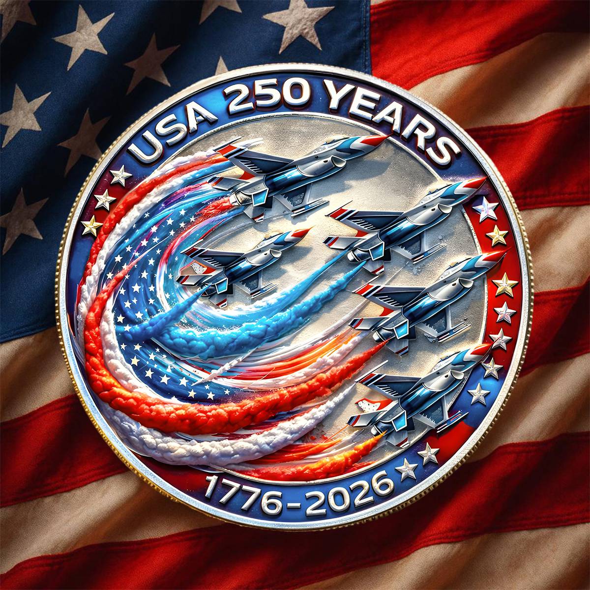 U.S 250th Anniversary Commemorative Coin - pixisid