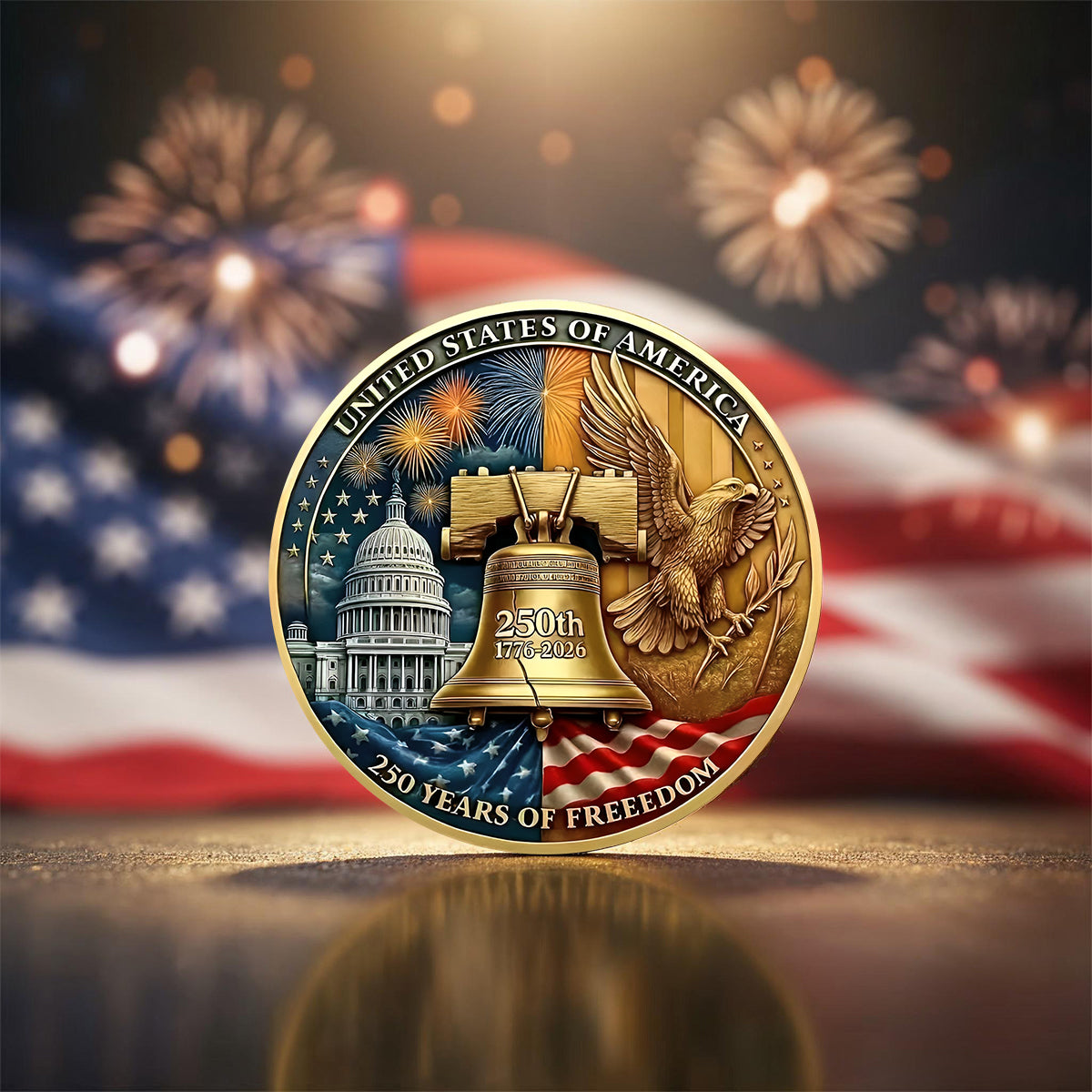 250TH Anniversary U.S.A. Commemorative Coin - pixisid