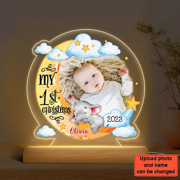 Gift For New Born Baby Plaque LED Lamp Night Light - pixisid